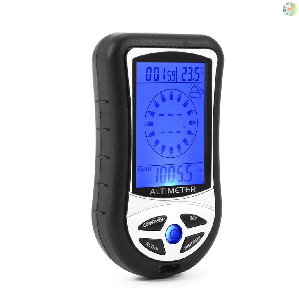 Handheld Weather Lcd Compass Pressure Tester Weather Pressure Barometer ...