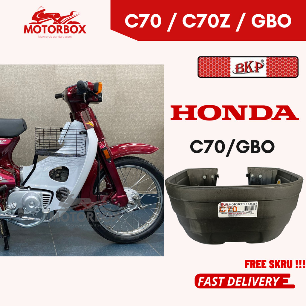 BKP BAKUL HONDA C70 GBO OLD C 70 FIRST MODEL C70Z PLASTIC PVC MOTOR ...