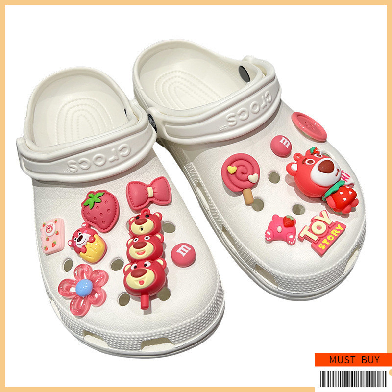 Luxury Clogs Charms Set | Cute & Trendy Shoe Charms with Crystal ...