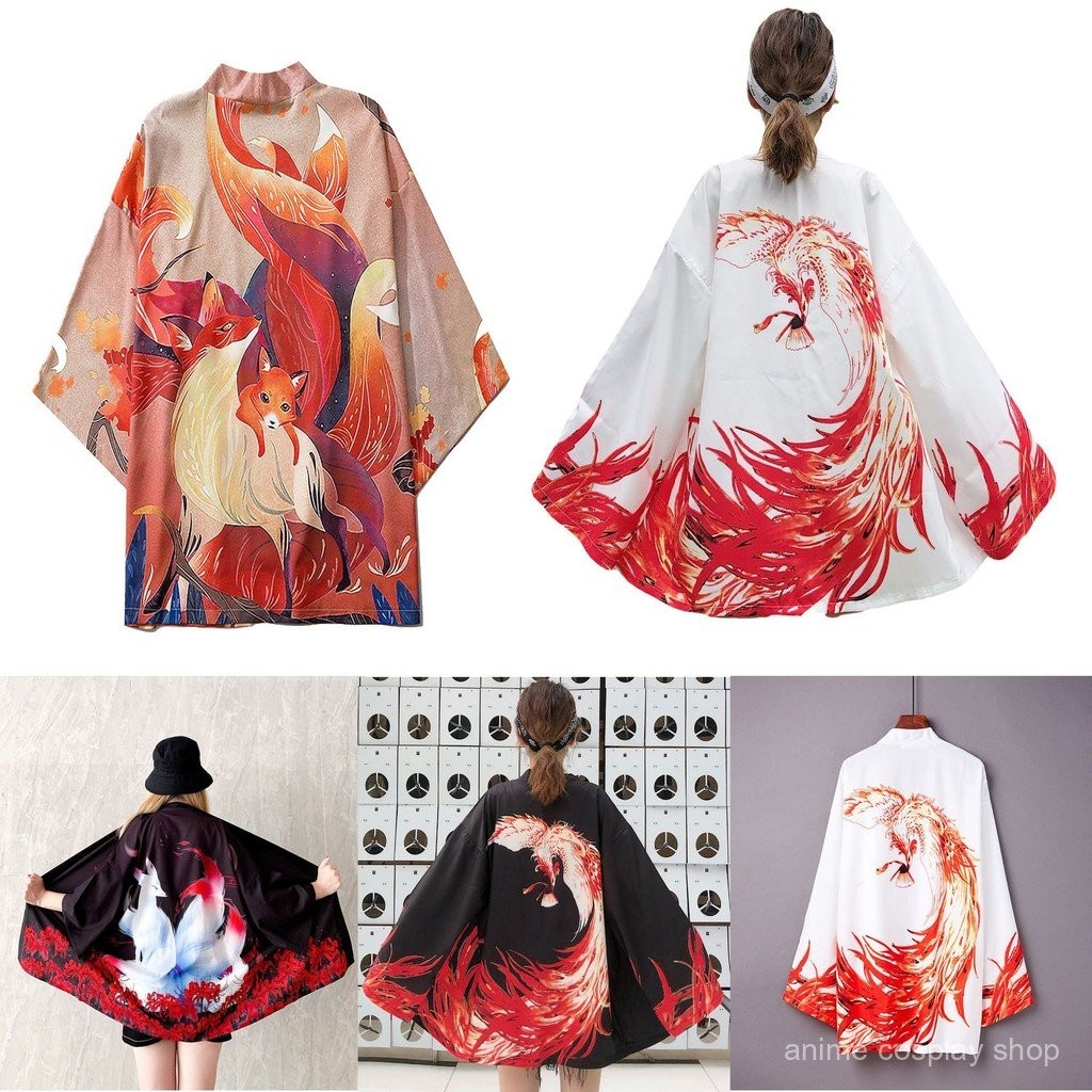 [Spot Hot Sale]New Fire Phoenix COS Adult Kimono Men/Ladies Cloak ...