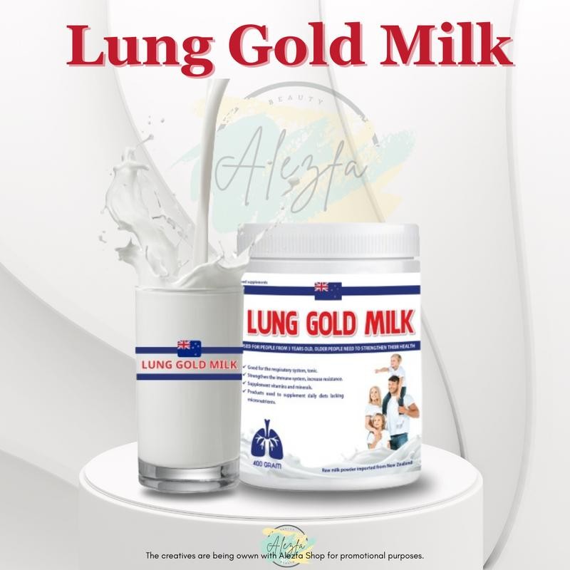 Lung Gold Milk 400G to Support Lungs Asthma Pneumonia Breathing ...