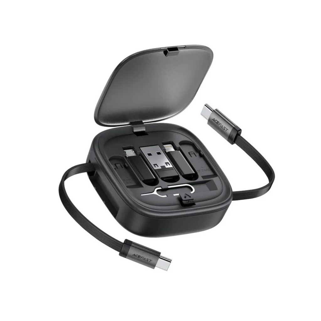 Acefast J3 Multi Travel Set with Retractable Charging Data Cable ...