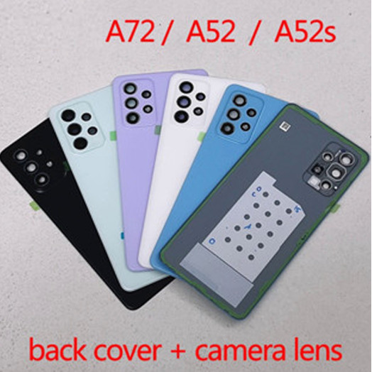 For Samsung A52 a52s A72 Battery Back Cover Door Housing Replacement ...