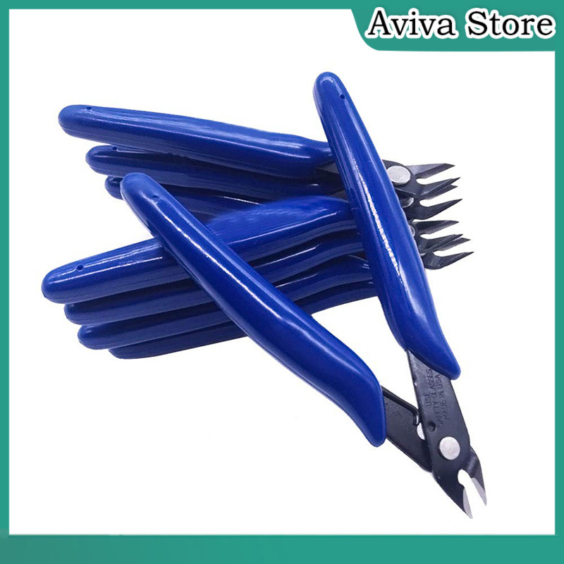 5 inch Wire Cutters with Spring, Mini Flush Cutters Nippers Flush ...
