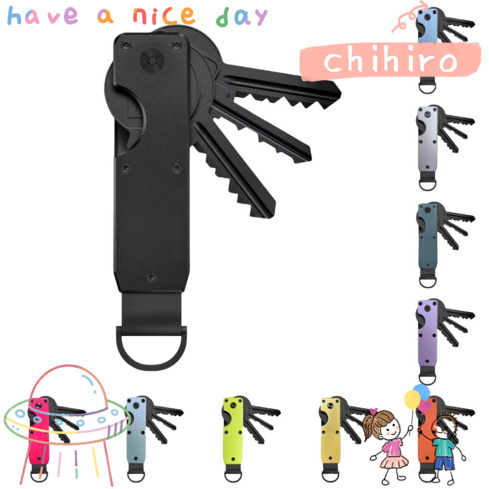 CHIHIRO1 Key Holder, Holds 2-6 Keys Metal Key Organizer, Smart ...