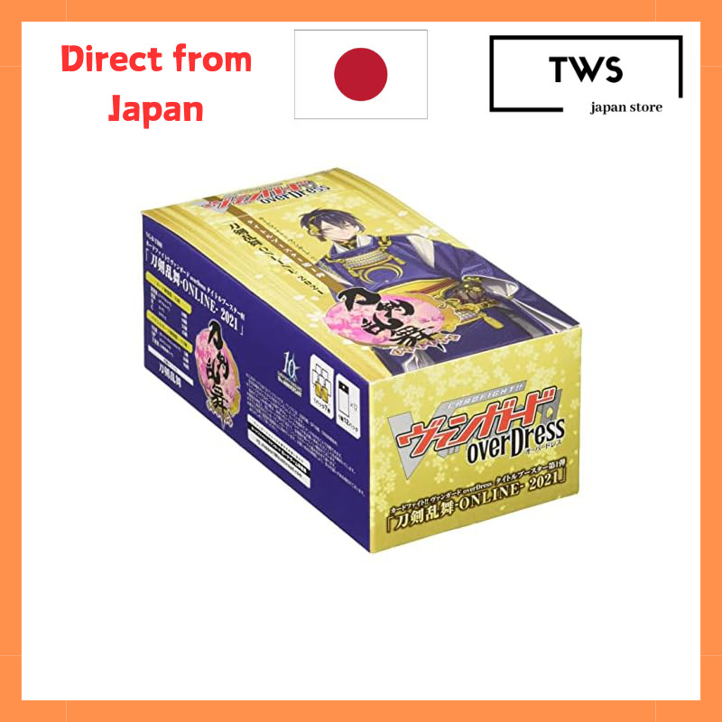 Cardfight!! Vanguard overDress Title Booster Volume 1: Touken Ranbu -ONLINE- 2021 VG-D-TB01 BOX ...