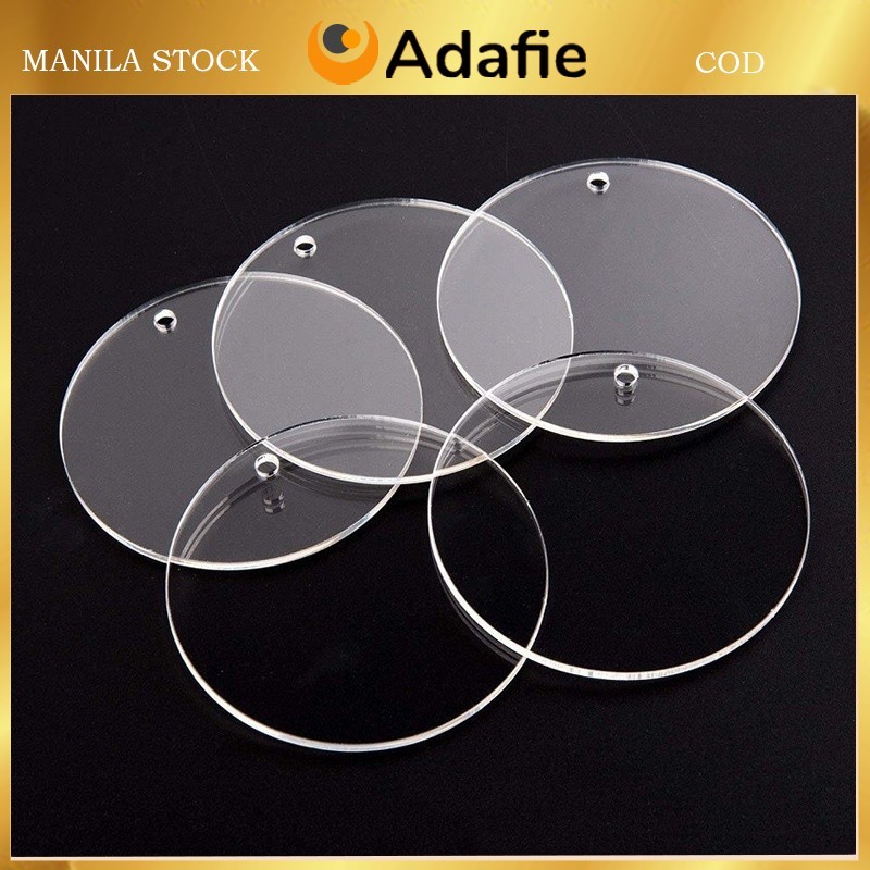 50mm Circular Acrylic Sheet Round Clear Transparent Acrylic Sheet Pre ...
