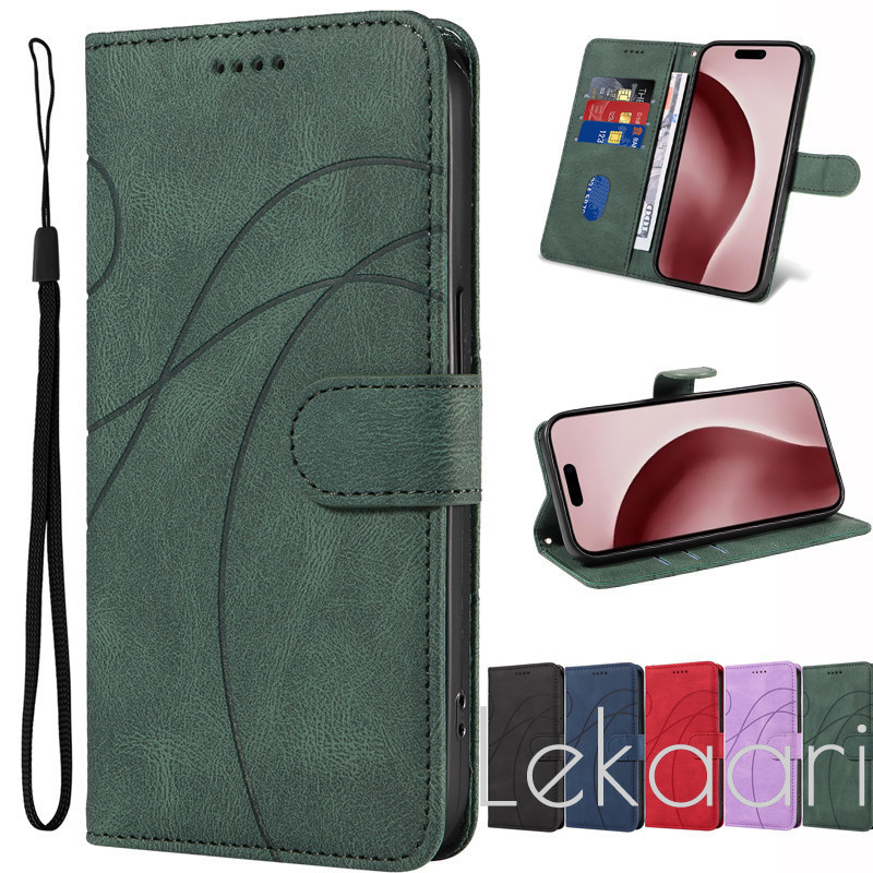 Wallet Flip Case Samsung Galaxy A07 A17 A06 A16 A36 A26 A56 A12 A52 A52s A72 A42 A32 A22 M32 ...