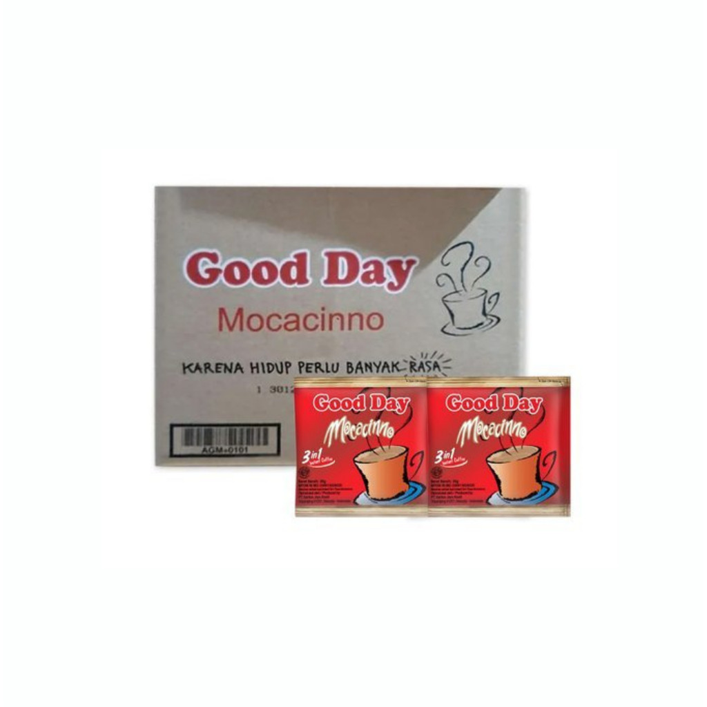 MERAH (CARTON) Good Day Moccacinno Red Coffee 1 BOX contains 12 packs ...