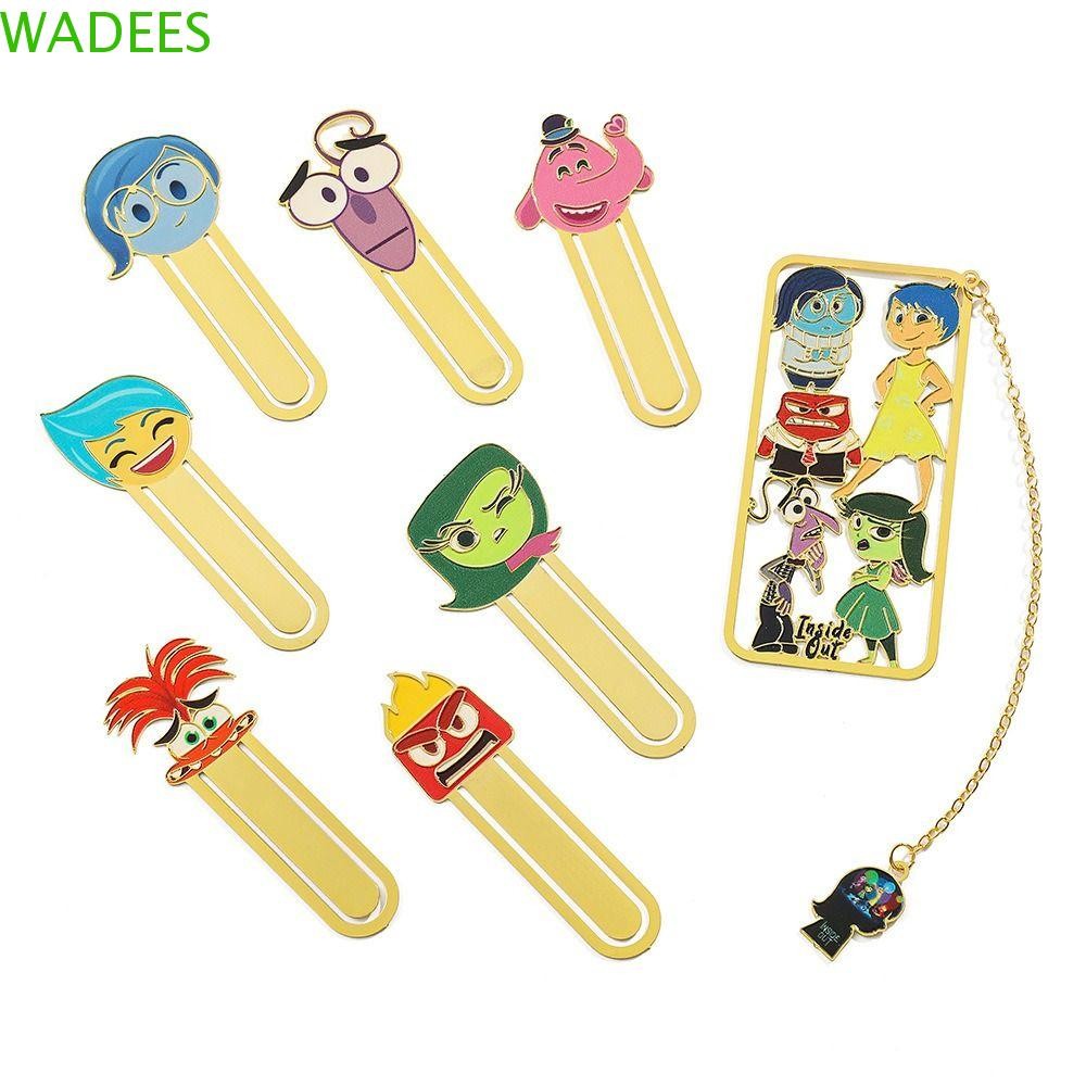 WADEES Inside Out Cartoon Book Mark, Movie Periphery Metal Inside Out 2 ...