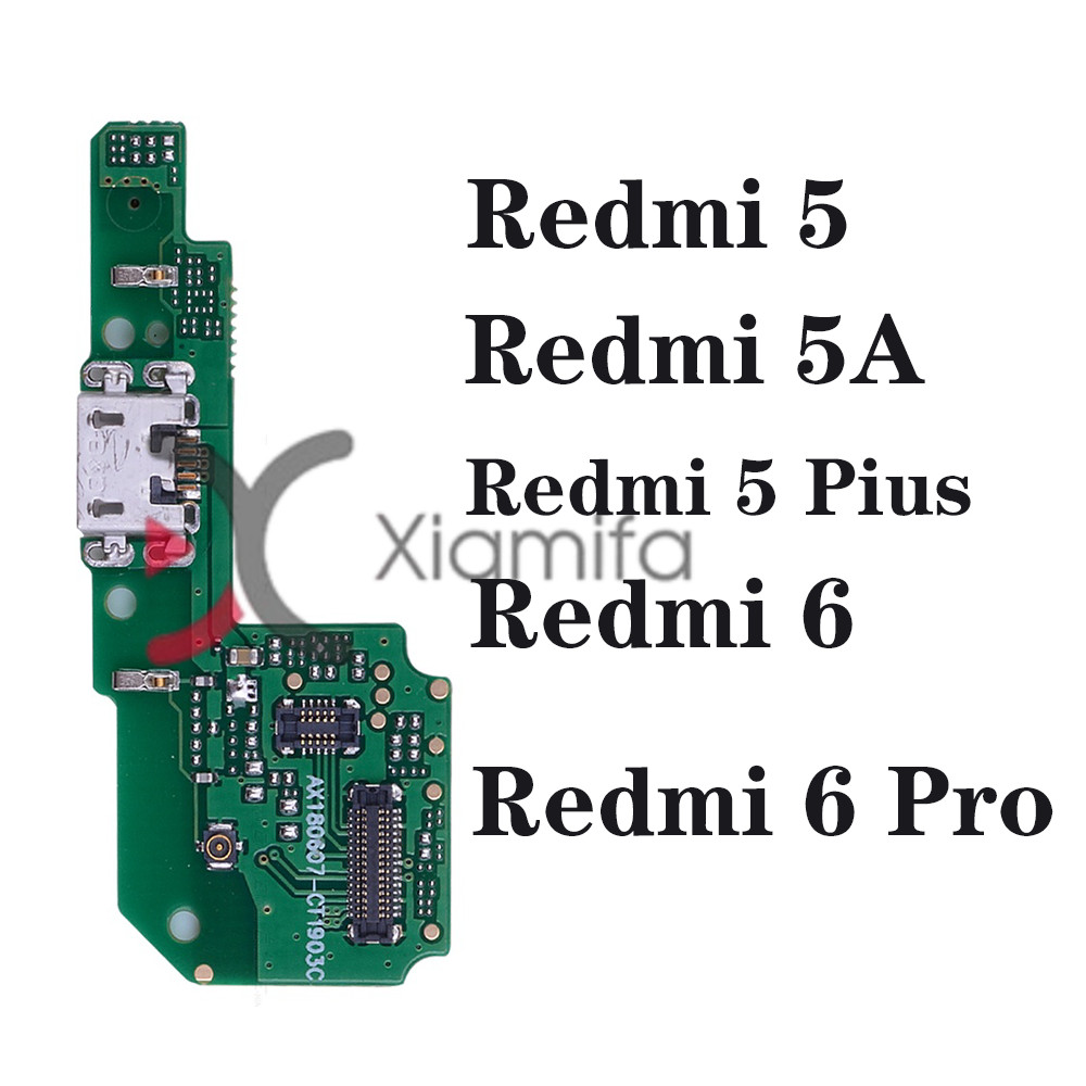 USB Charging Board For Redmi 5 5A 5 Plus 6 6A 6Pro Charger Port Connector Dock Replacement Part ...