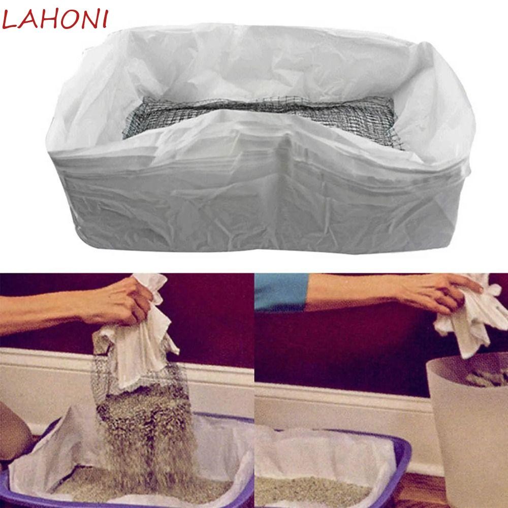 CURTES Cat Litter Bag, Sifting Quick Clean Cat Poop Net Bag, Portable ...