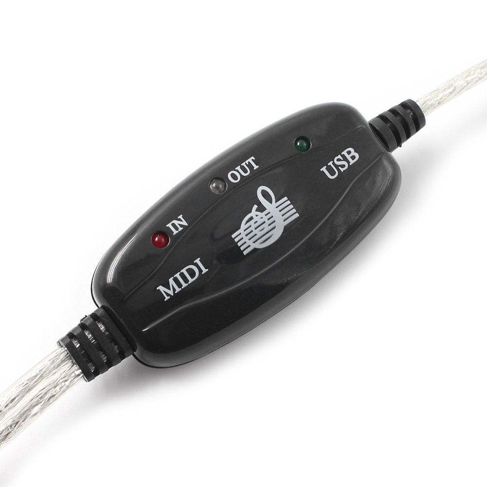 Audio Cable Keyboard to PC USB MIDI Cable Converter PC to Music ...