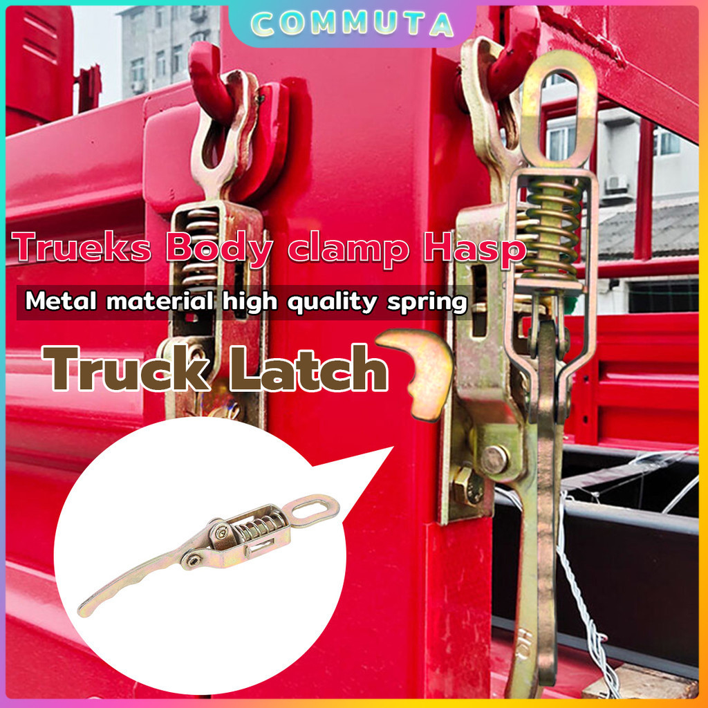 Truck Trailer Body Clamp Hasp Metal Buckle Lock Fastener Latch Catch ...