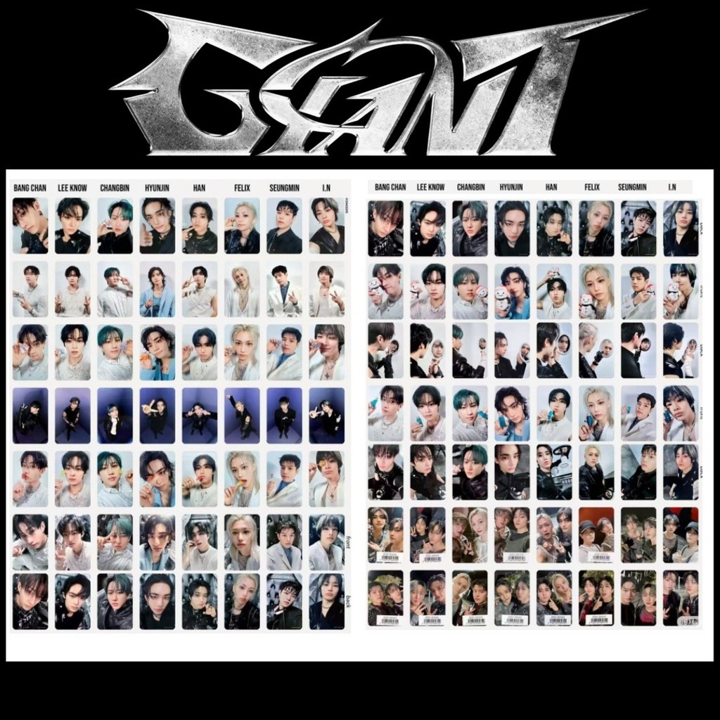 Kpop Idol Stray Kids Japan Album GIANT Photocards Skz Member Photo Card ...