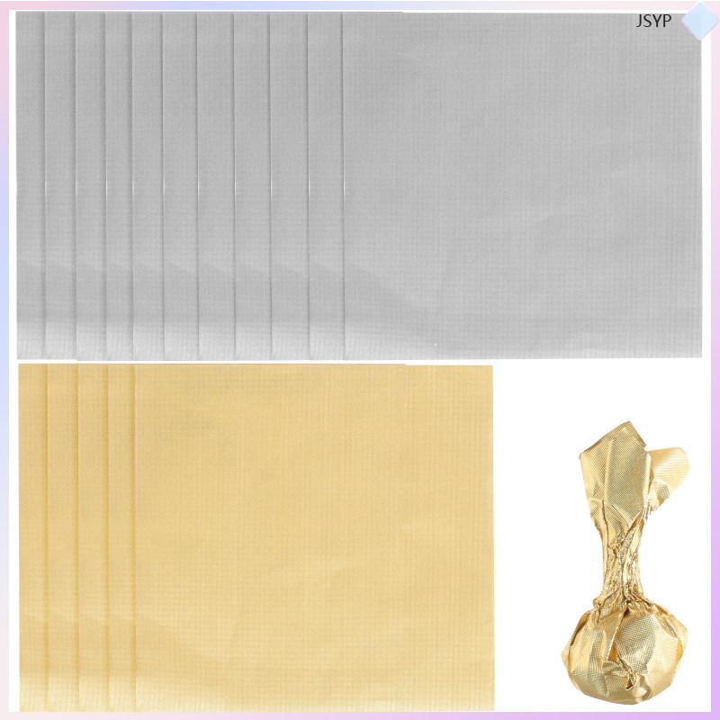 200 Sheets Pre Golden Tinfoil Christmas Candy Candies Packing Paper ...