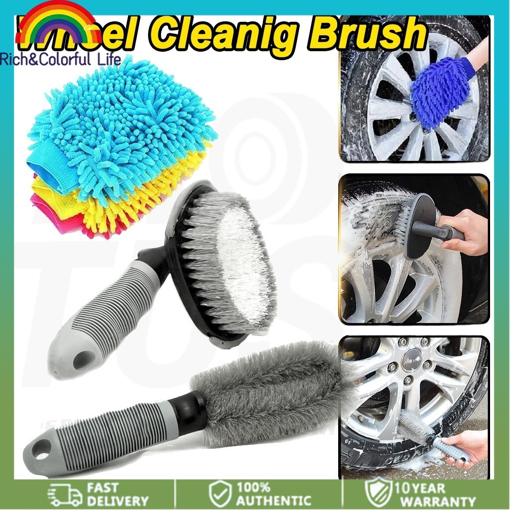 Car Wheel Cleaning Brush Tool Tire Washing Clean To Cleaning Rims ...
