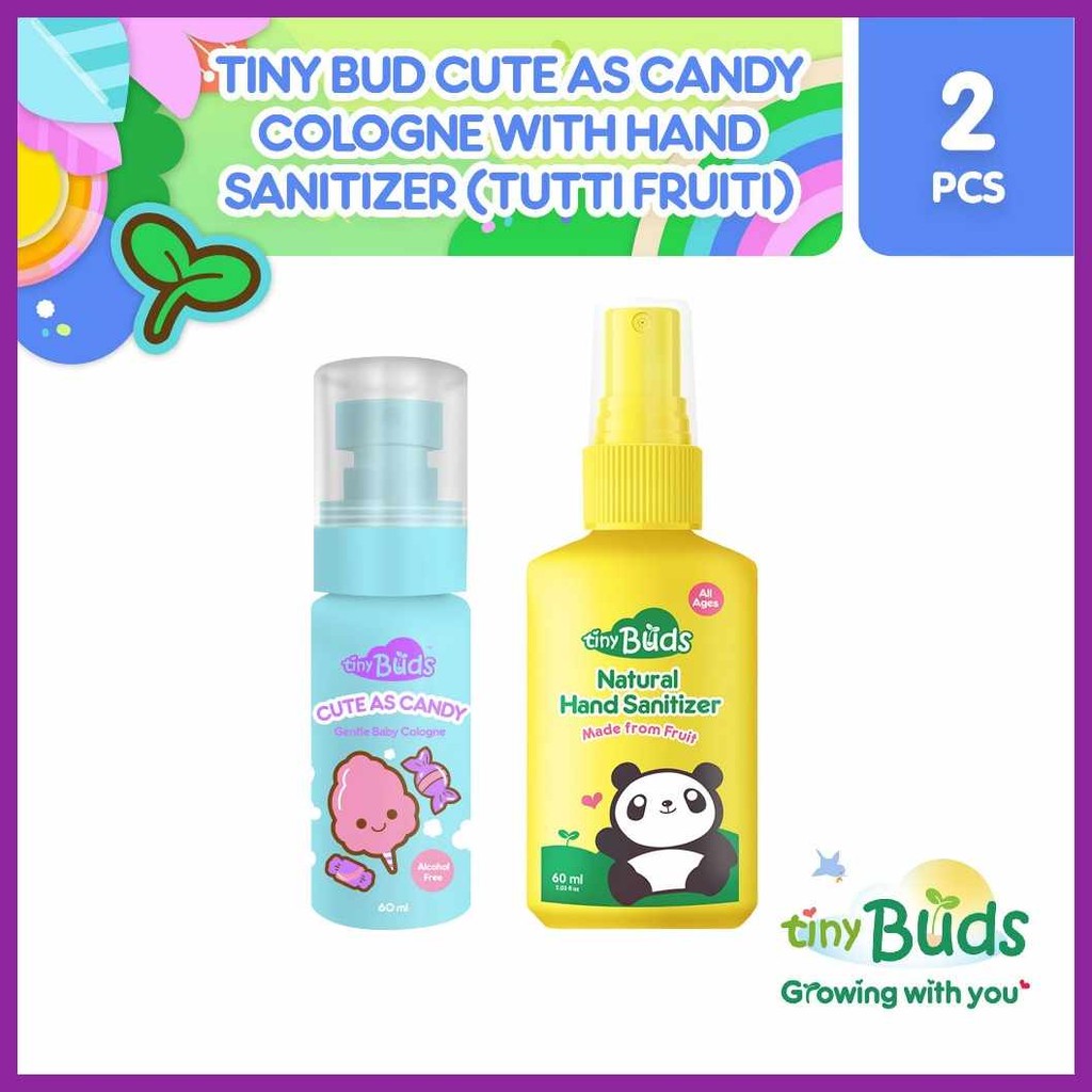 Tiny[Q+Buds}sb'CuteI-asj-Candyw-Colognea-witham-HandRO-Sanitizer (Tutti ...