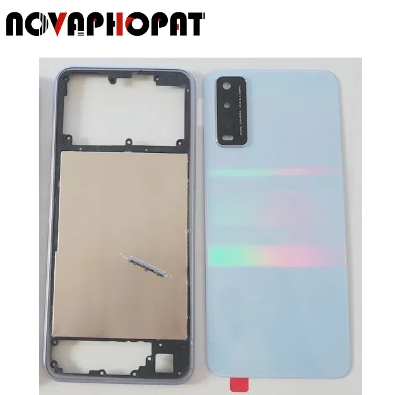 Back Battery Cover Rear Door Housing For Vivo Y20 Y20S Y20i Middle ...