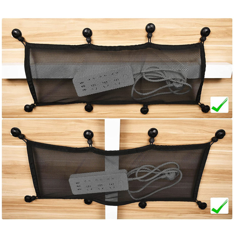 Household Under Desk Cable Management Net Mesh Line Finishing Home ...