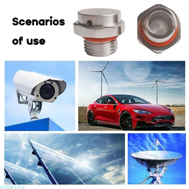 zebeicc Waterproof Breather-Screw Air Vent Valves M5 M6-M12 M16 M20 ...