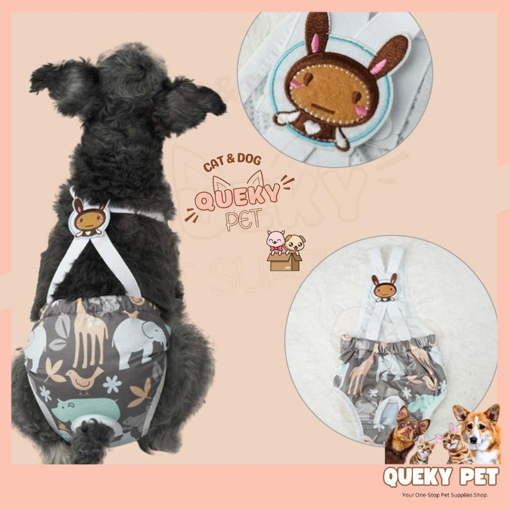 Cute Cartoon Female Washable Nappies Physiological Pants Period Pants ...