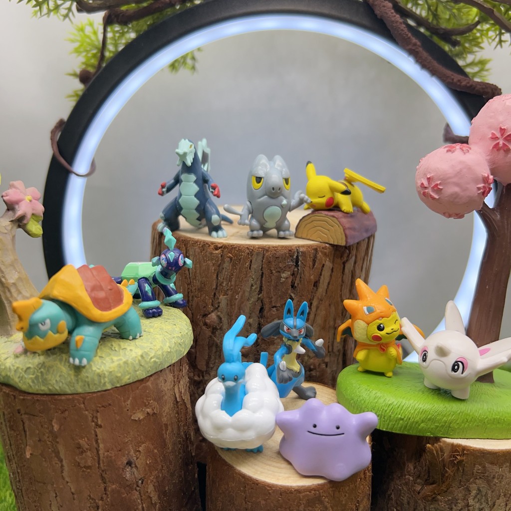 Pokemon Figures Collection: Altaria, Drednaw, Ditto, Lucario, Cetitan ...