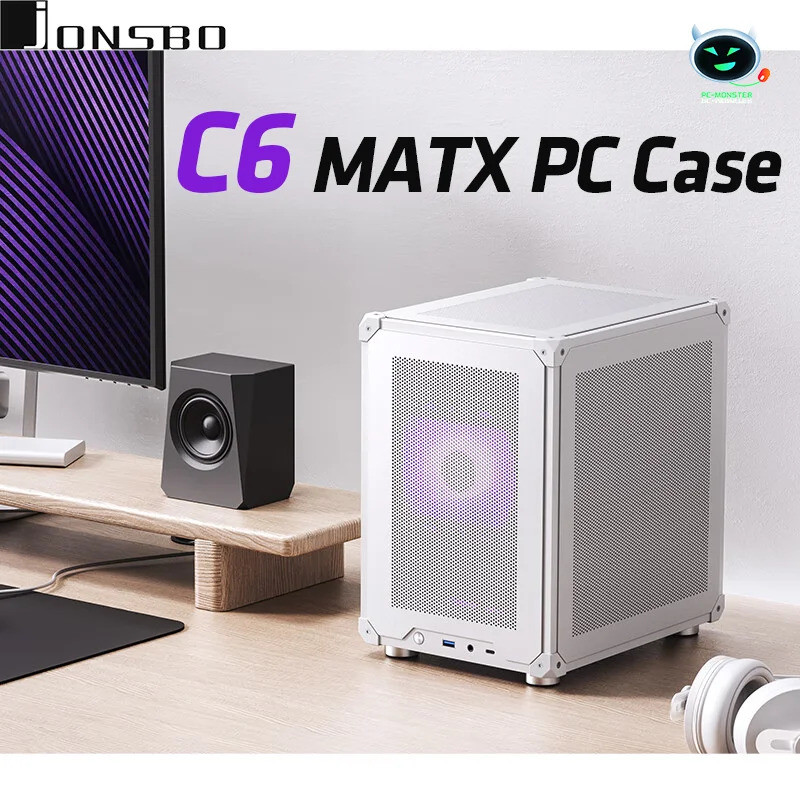 JONSBO C6 MATX Mini ITX Case For PC Type-C ATX Power Portable Mini ...