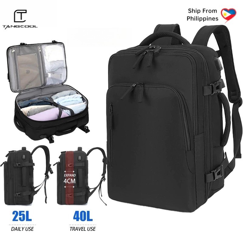 Philippine available 40L travel Backpack expandable Waterproof carry on ...