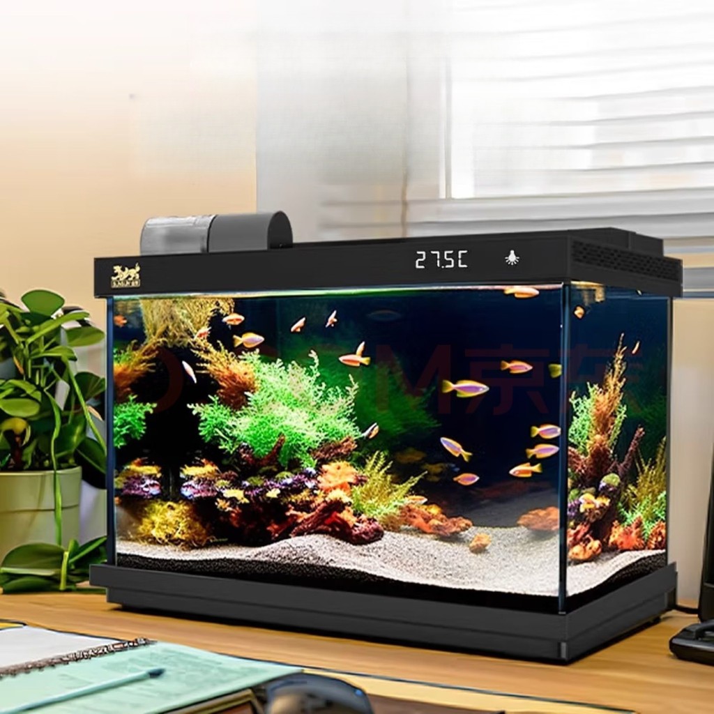 Smart Fish Tank Small Desktop Decoration Aquarium Ecological Fish Tank ...