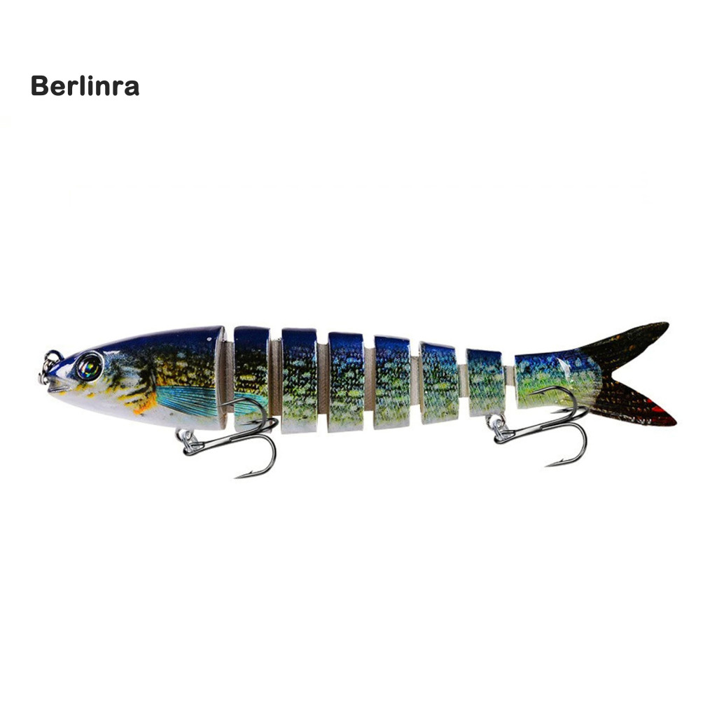 Ber Bionic Fishing Lure Trout Fishing Lure 8-section Swimbait Fishing ...
