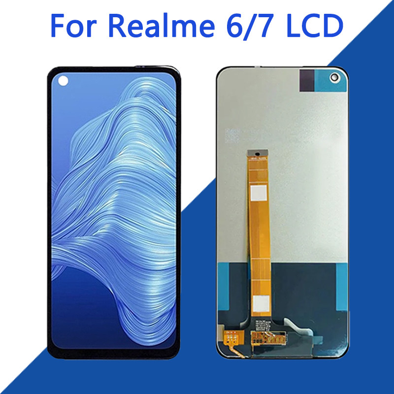 For OPPO Realme 6 6s Realme 7 LCD Display Touch Screen Digitizer ...