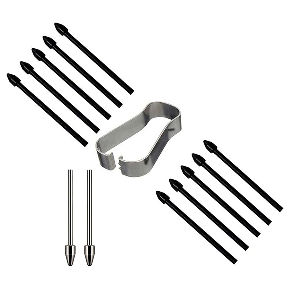 Metal Plastic Nibs with Clip Stylus Tips for Samsung Tab S22/S23/S24 ...
