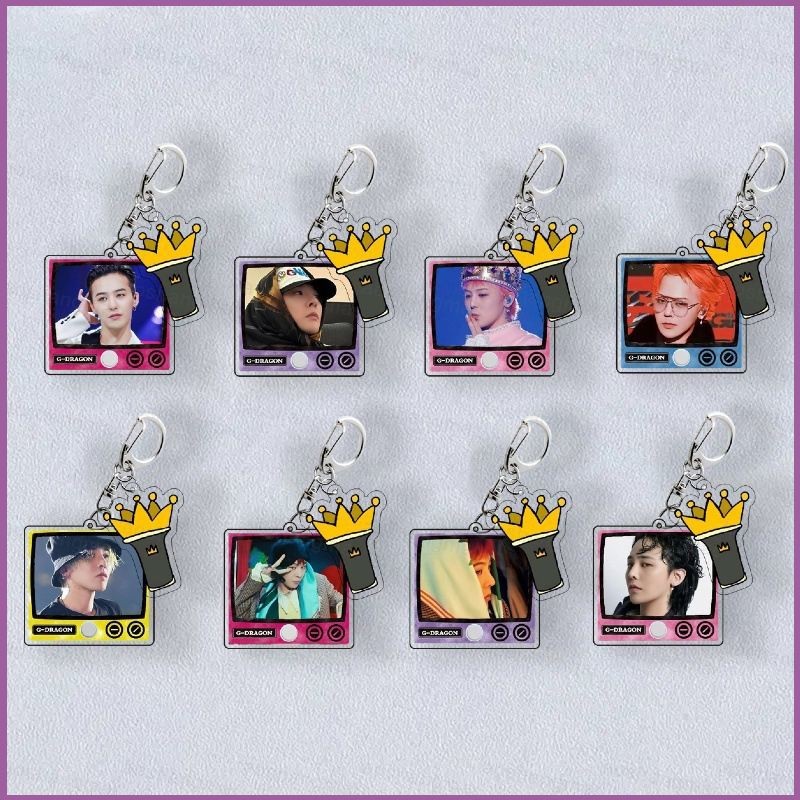 5y BIGBANG G-DRAGON POWER Acrylic Keychain Backpack Pendant New Album ...