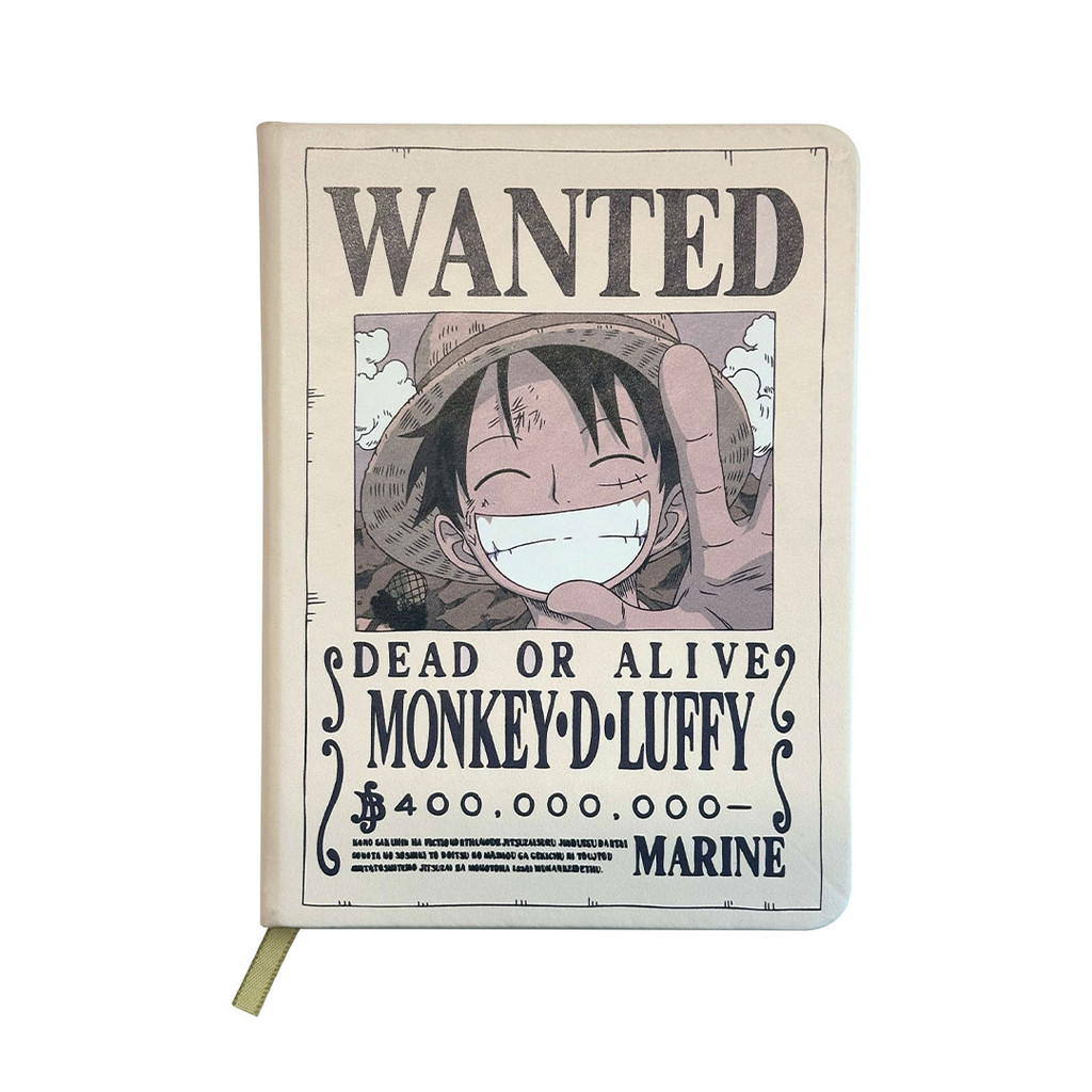 MINISO One Piece Classic Collection PU Hardcover Book (Luffy, 80 Sheets ...