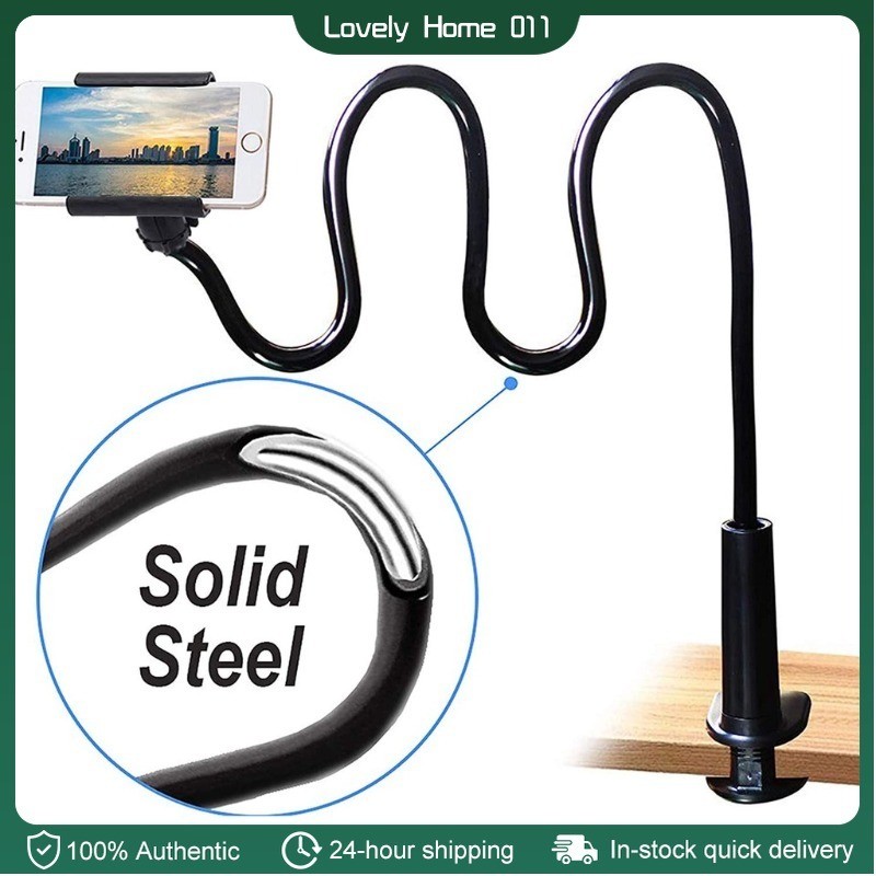 Gooseneck Phone Holder for Bed Lazypad Lazy Pod Clip Cellphone Holder ...