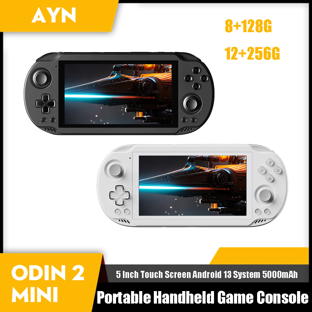 Ayn Odin 2 Mini Retro Handheld Game Console Video Player 6 Inch Touch ...