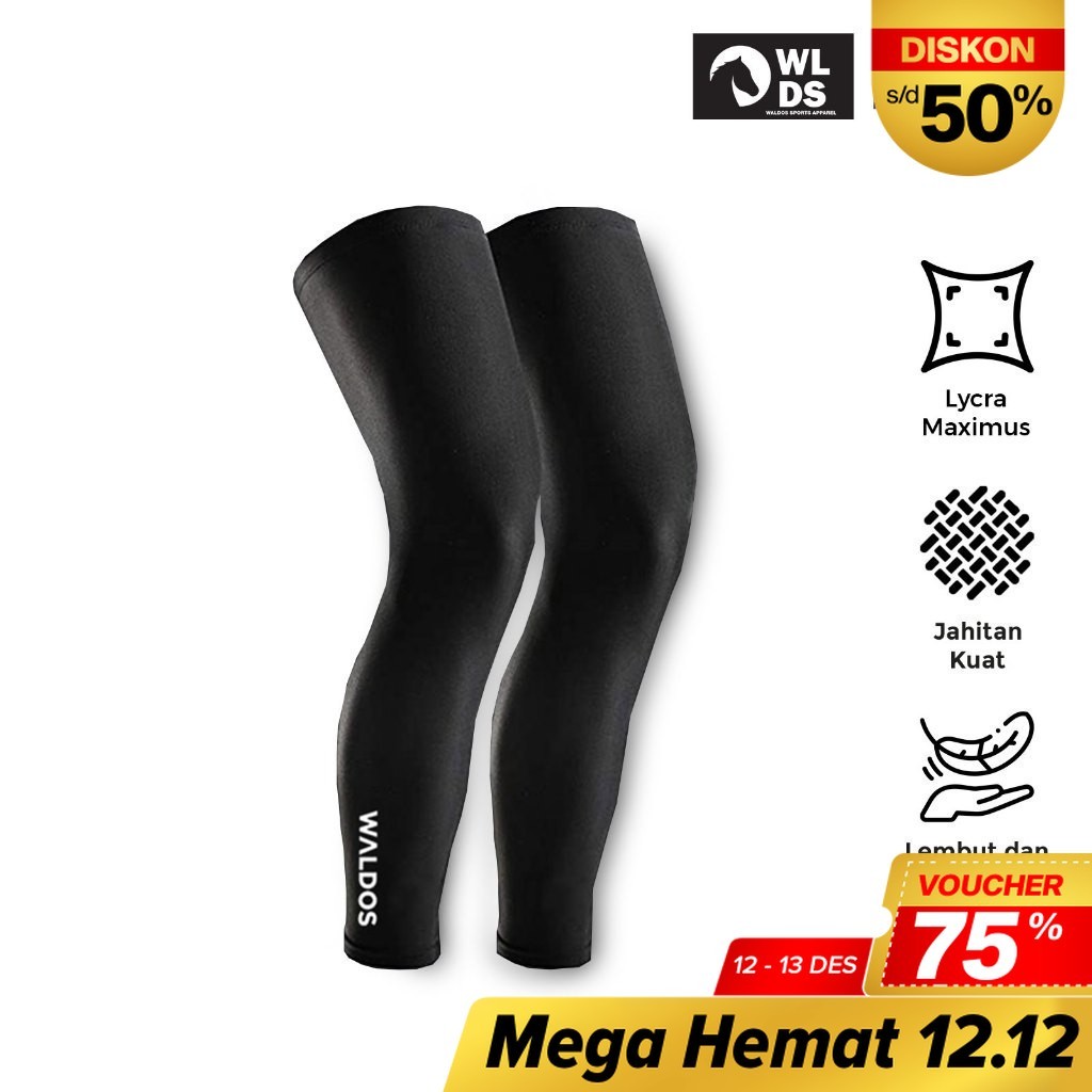 HITAM Waldos Baselayer Leg Cuff Ultimate Calf Compression Leg Sleeve ...