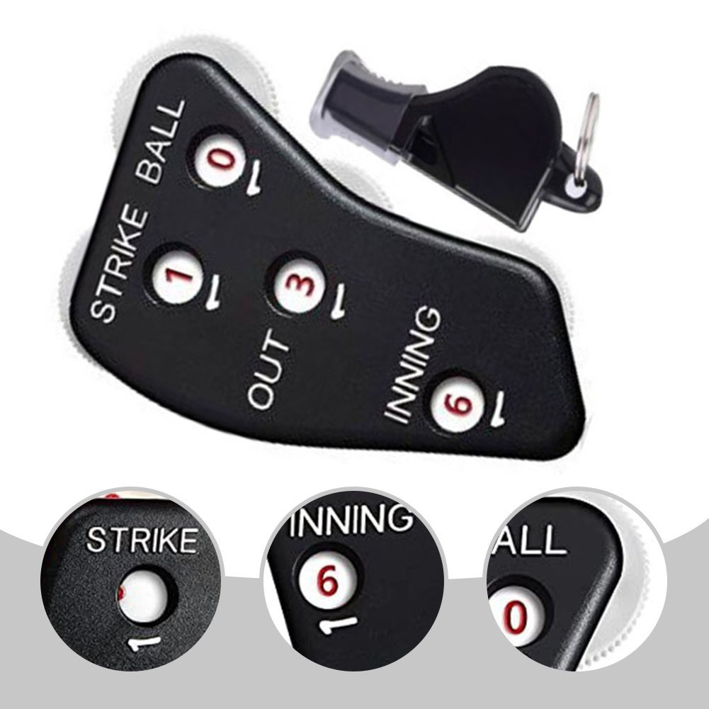 Fashionstyle 4 Wheel Baseball Umpire Indicator Umpire Clicker Strike ...