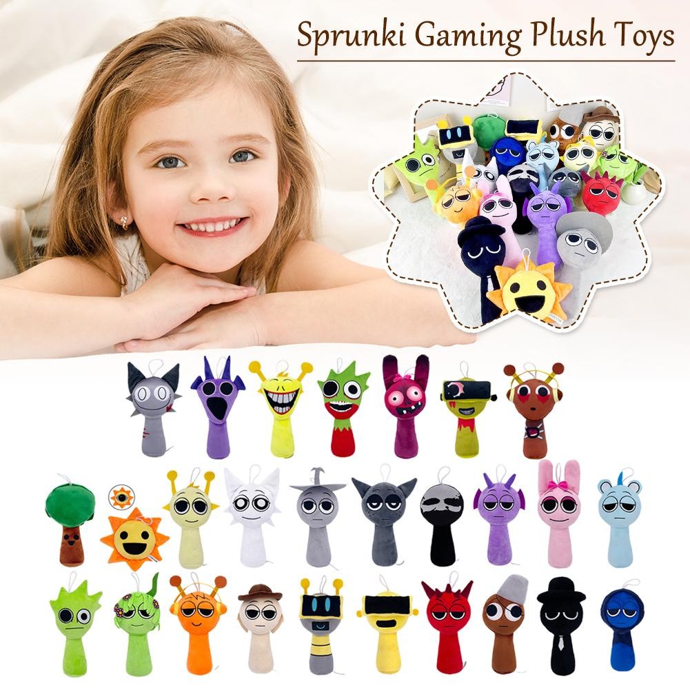 Sprunki Game Merchandise Plush Doll Sprunki Plush Rhythm New Box Plush ...