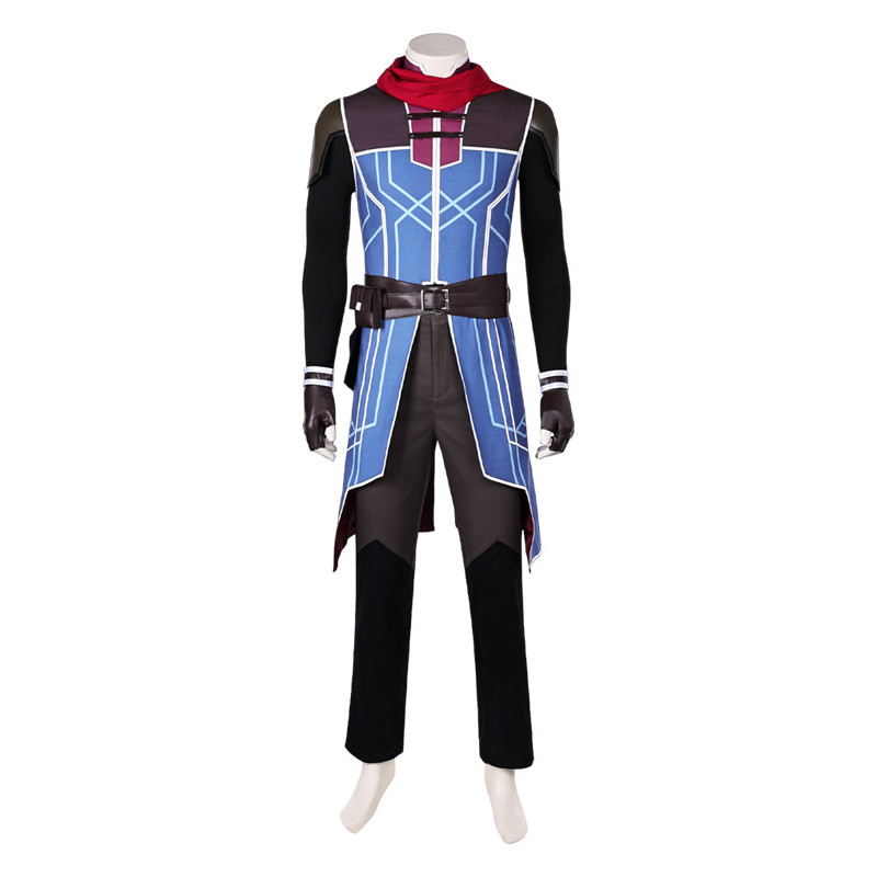 The Dragon Prince 2024 Callum Blue Outfit Cosplay Costume Outfits ...