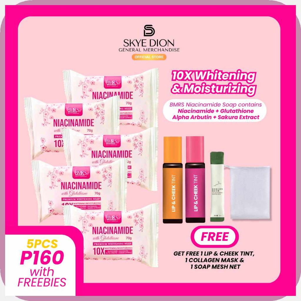 SKYE>YDION{rJ?5PCS^CP/BMRS$ah/Niacinamide$Dd/Soap$UL/70g$I/with$D:FREE ...