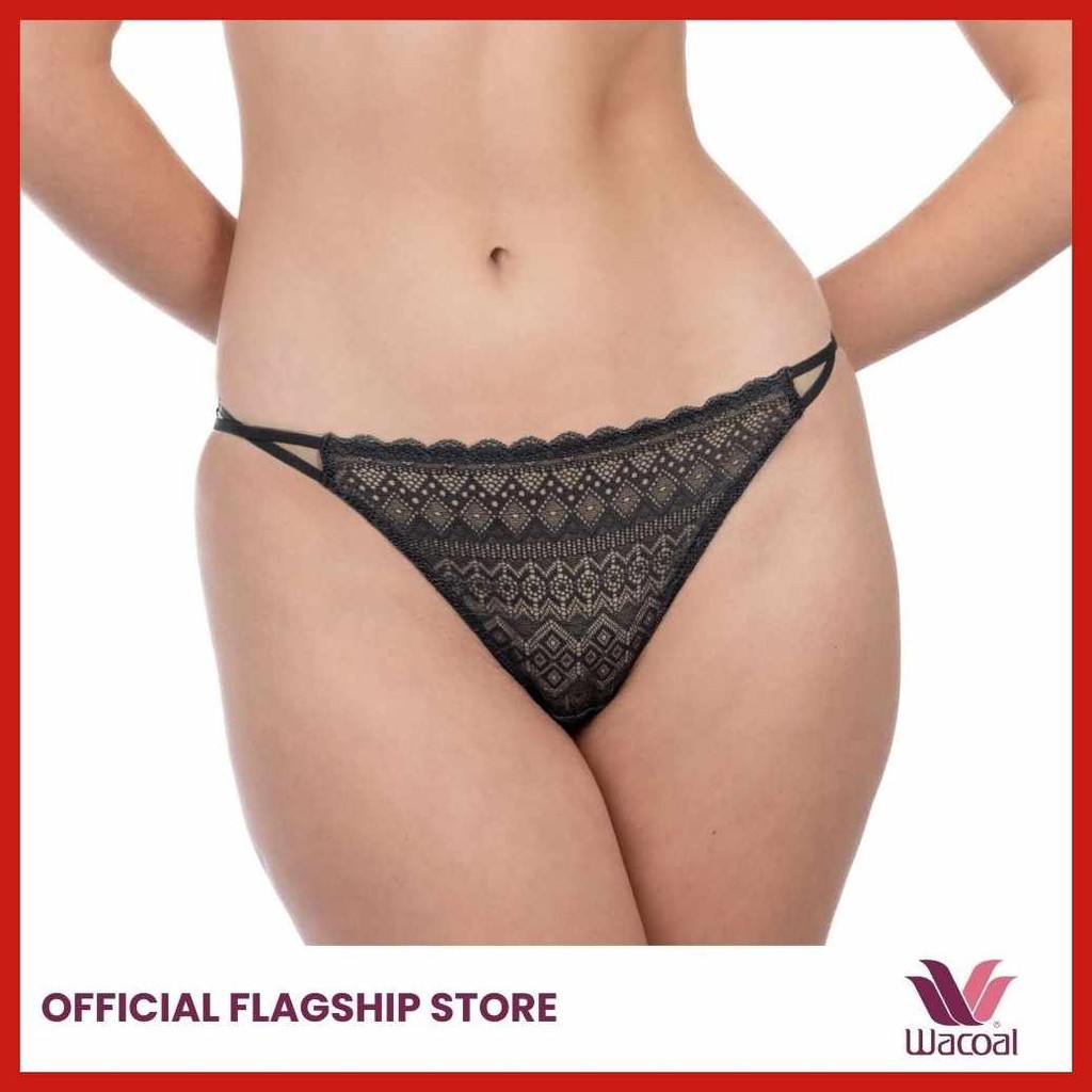 Wacoal)HnSexy{S?Lace^J/Panty$Y/(PS3301$B/BL) | Shopee Philippines