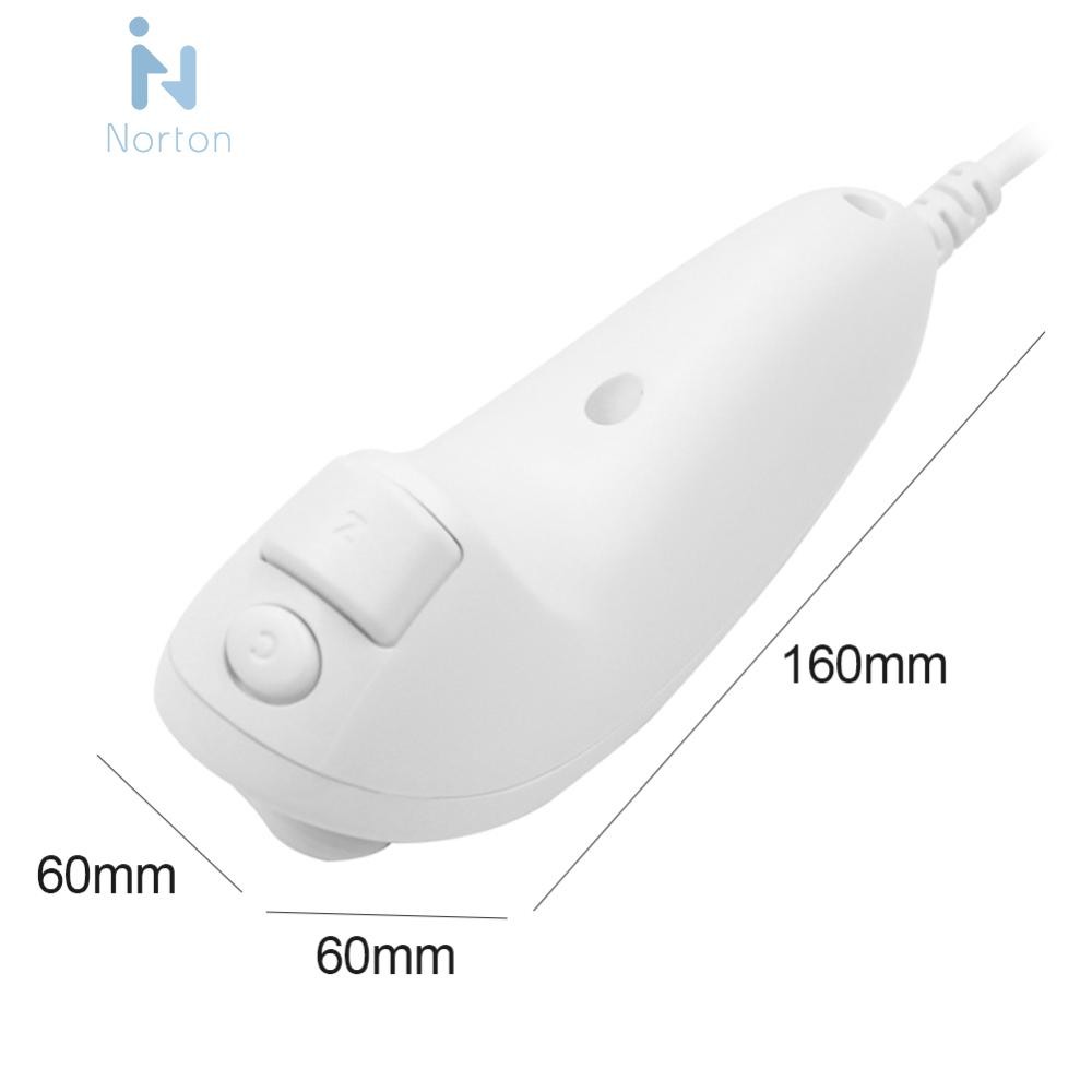 For Nintendo Wii Game Controller Nunchuck Hand Curved Game Handle ...