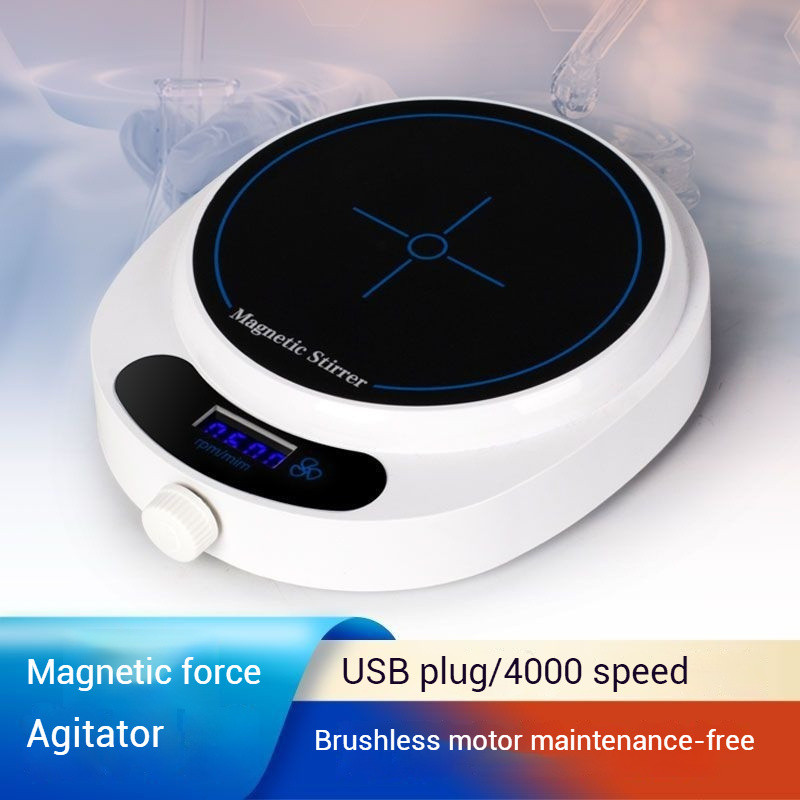 Mini Magnetic Stirrer Mixer Blender Machine with Stir Bar Laboratory ...