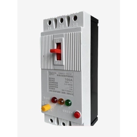 ψShanghai People s three-phase 380V motor phase loss and leakage protector water pump overload ...