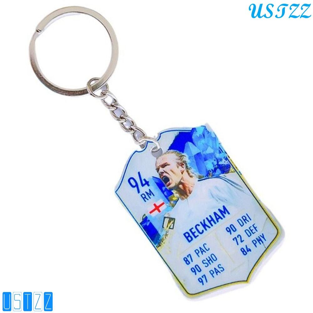 USTZZ Football Keyring, Messi Beckham Soccer Key Chain, World Cup ...