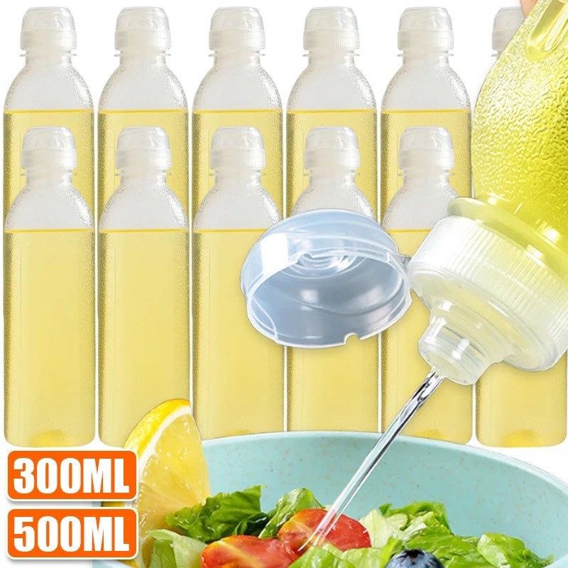 Kitchen Plastic Oil Bottle / Liquid Condiment Squeeze Bottles | Shopee ...