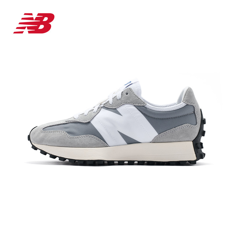 New Balance 327 Men's and Women's original grey classic casual shoes ...