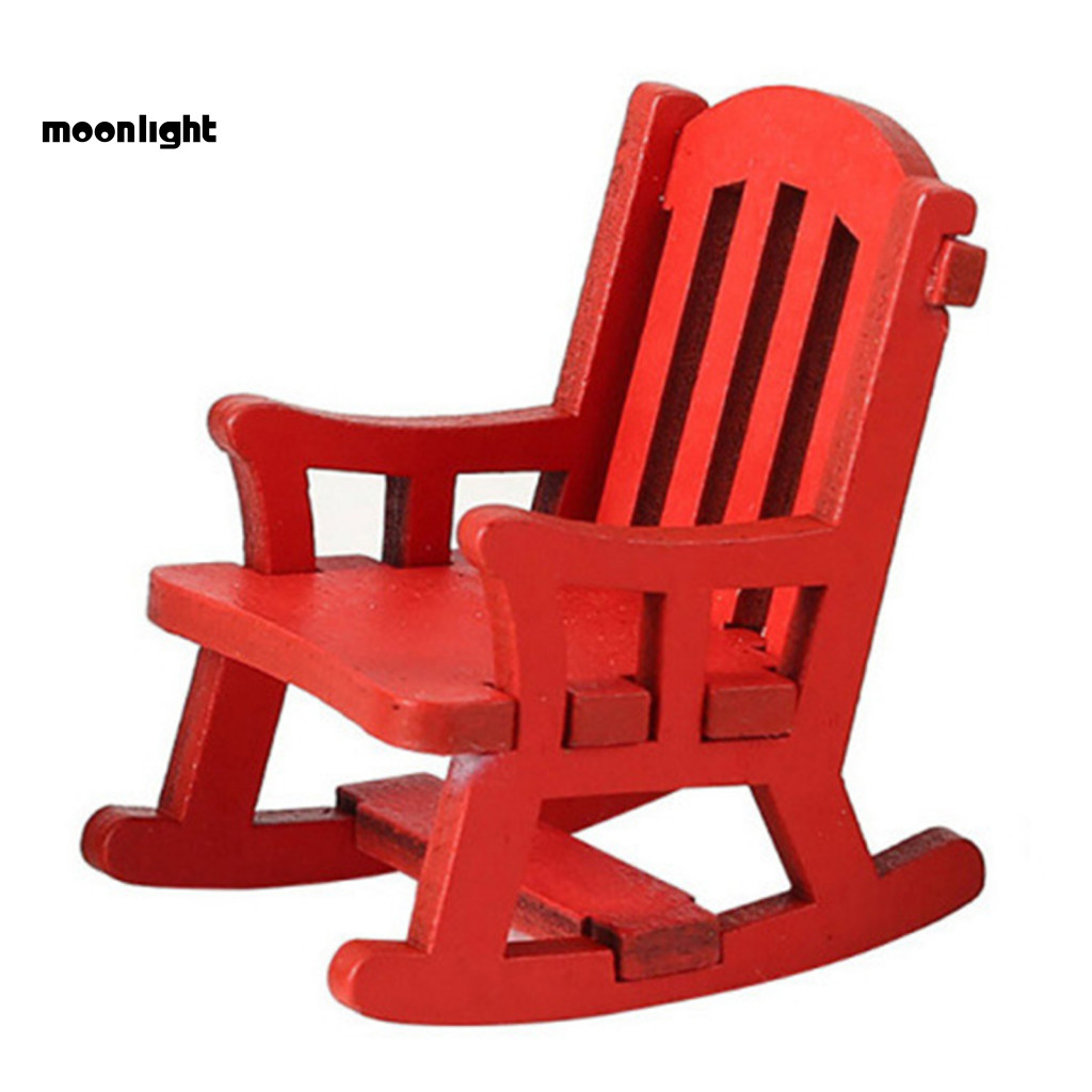 MO 1 6 Scale Model Chair Exquisite Miniature Chair Miniature Rocking ...